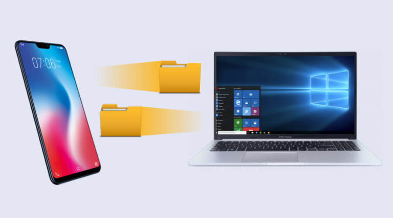 How To Connect Smartphone With PC Wireless For File Transfer ...