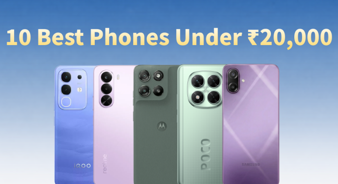 Top 10 Smartphones Under ₹20,000 in 2026 - TechSpecs Info